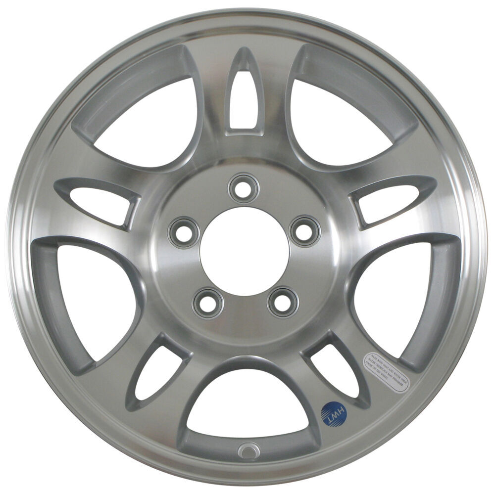 Aluminum Split Spoke Trailer Wheel 15 X 6 Rim 5 On 4 1 2 HWT Aluminum Split Spoke Trailer Wheel 15 X 6 Rim 5 On 4 1 2 HWT
