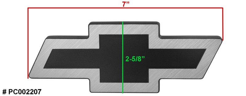 what-are-the-dimensions-of-the-face-of-the-chevy-bow-tie-trailer-hitch