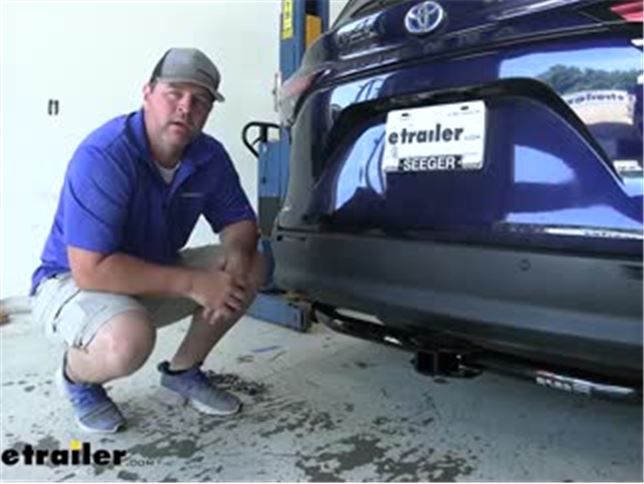 Installing the Curt Trailer Hitch Receiver on your 2021 Toyota Sienna
