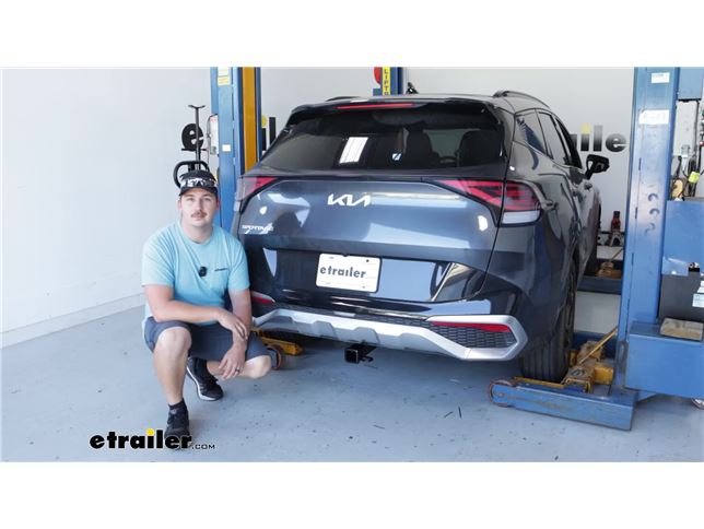 Install Draw Tite Max Frame Trailer Hitch Receiver on a 2023 Kia Sportage