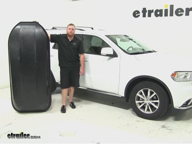 Fit Verified Yakima RocketBox Pro 14 Rooftop Cargo Box on a 2015 Dodge Durango