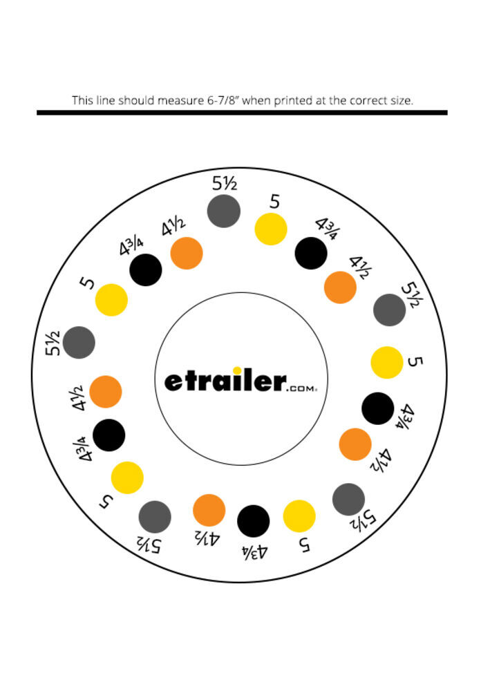 Printable Bolt Pattern Template Printable World Holiday